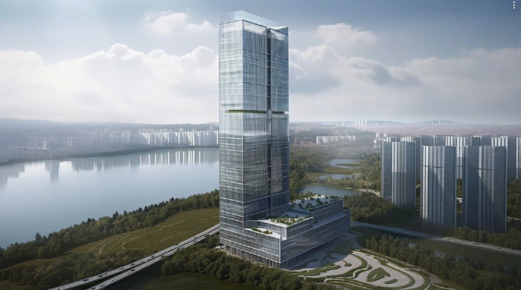 stable diffusion建筑鸟瞰风格lora模型-LUMIGO